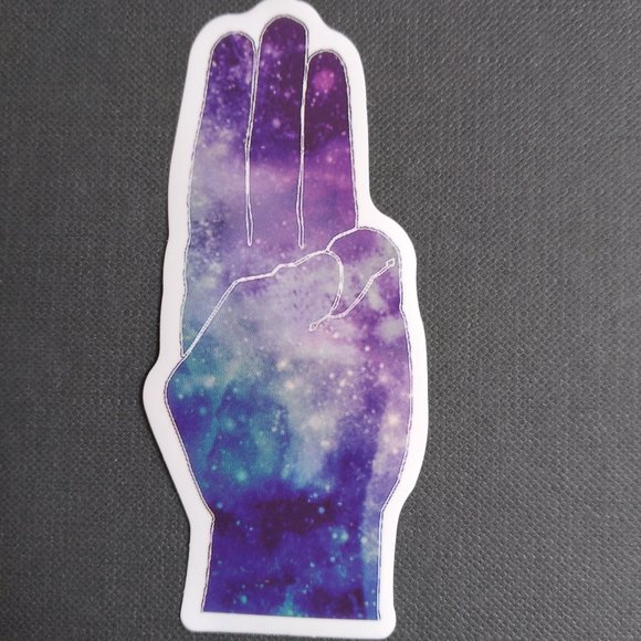 Accessories | Three Finger Salute Sticker | Poshmark
